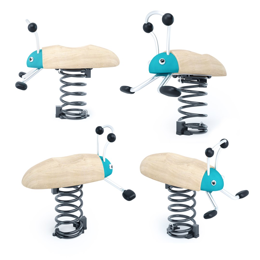 Forest bug spring rockers model - TurboSquid 1595564