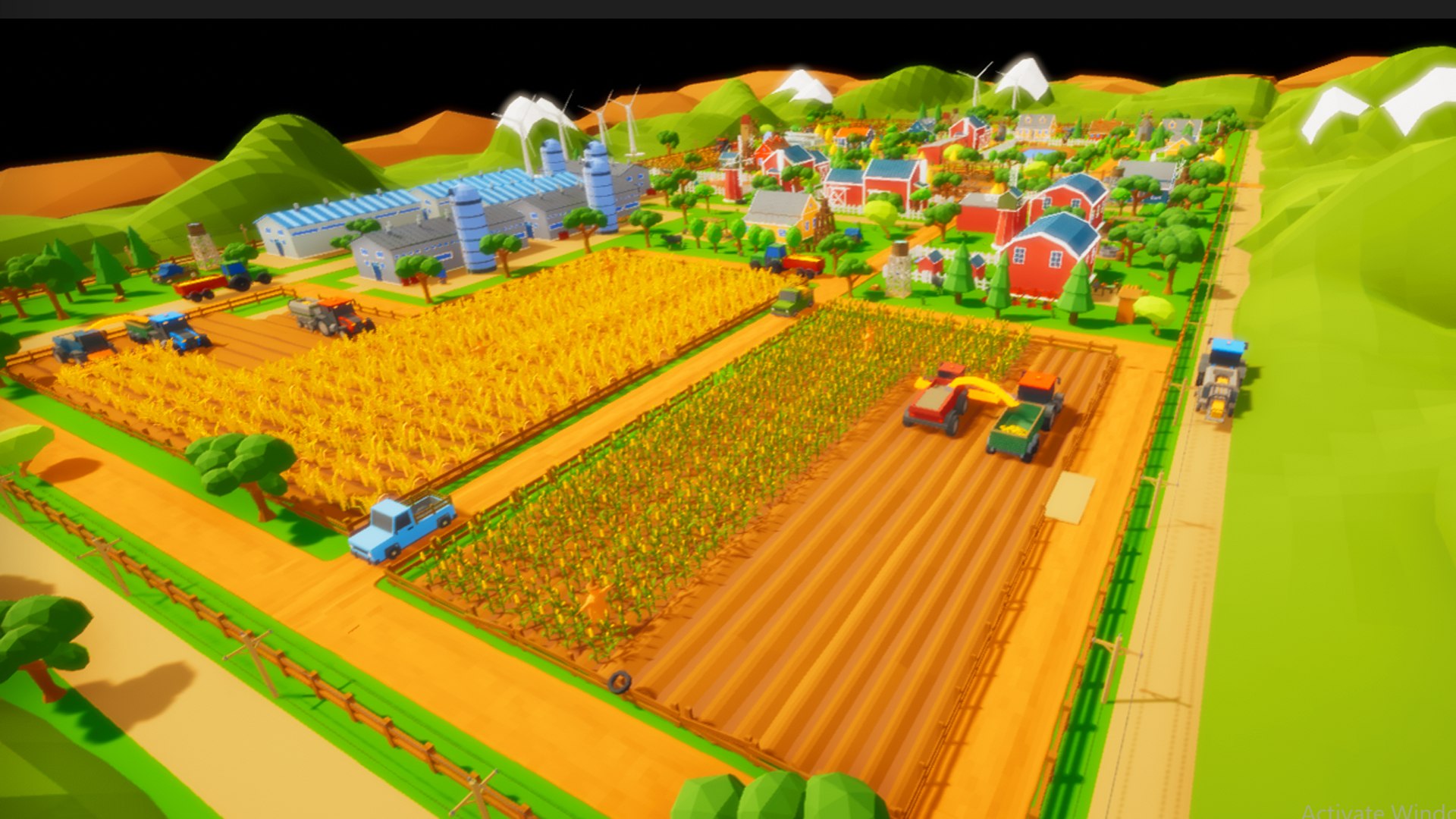 Low Poly Farm 3D - TurboSquid 1979821