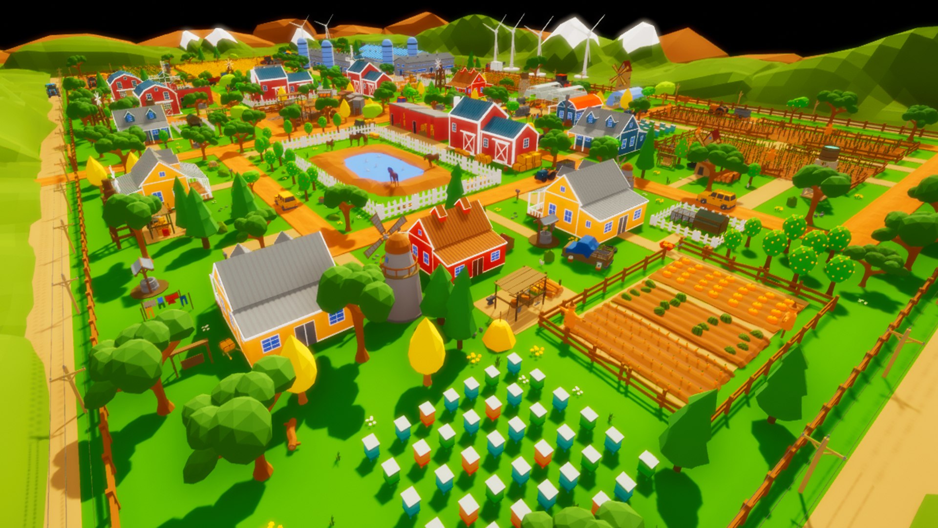 Low Poly Farm 3D - TurboSquid 1979821