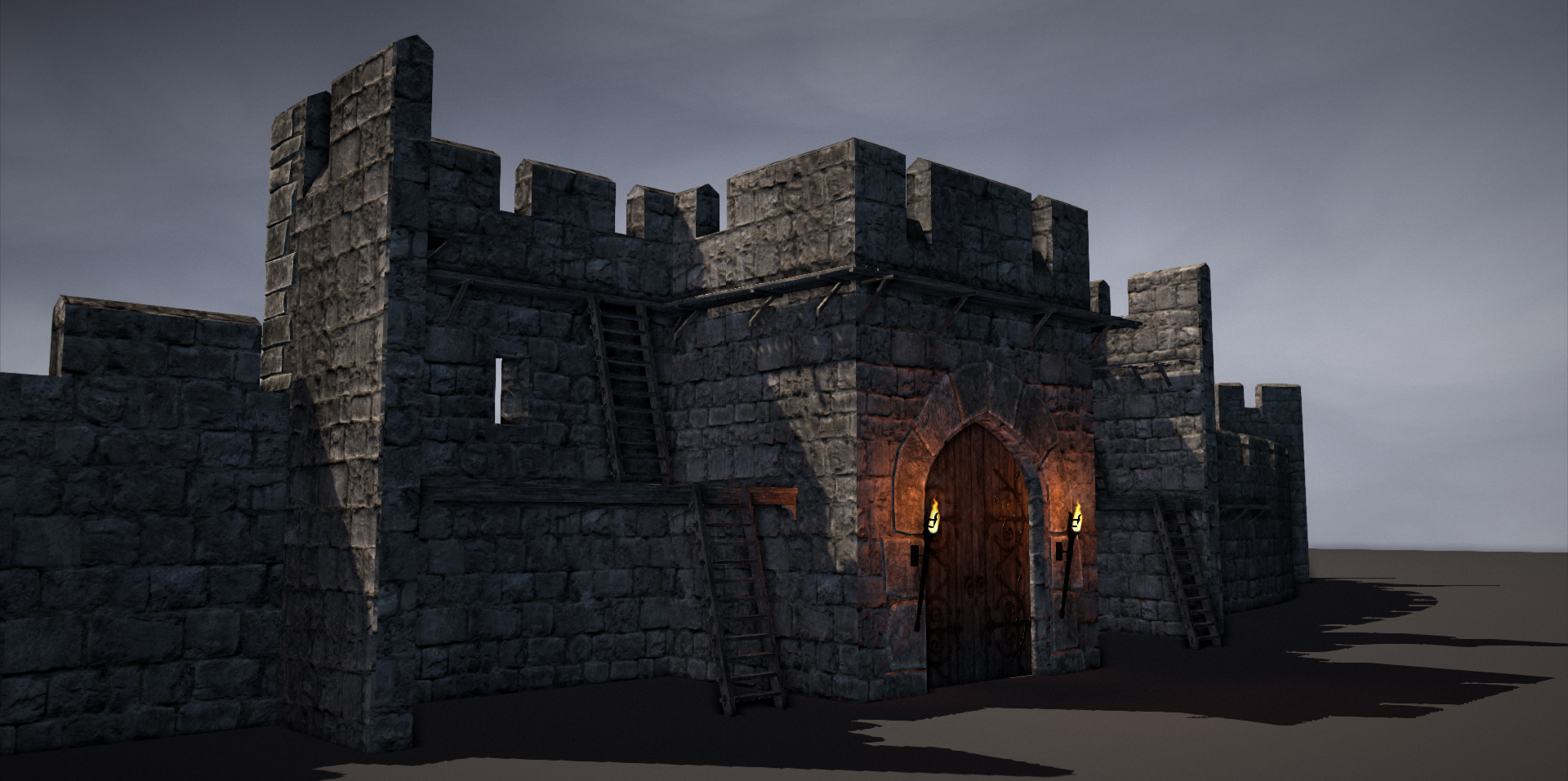 Castle dungeon creation set model - TurboSquid 1164394