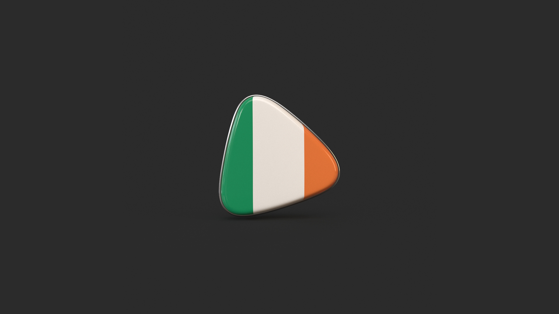 3D Model Ireland Flag Icon - TurboSquid 2058943