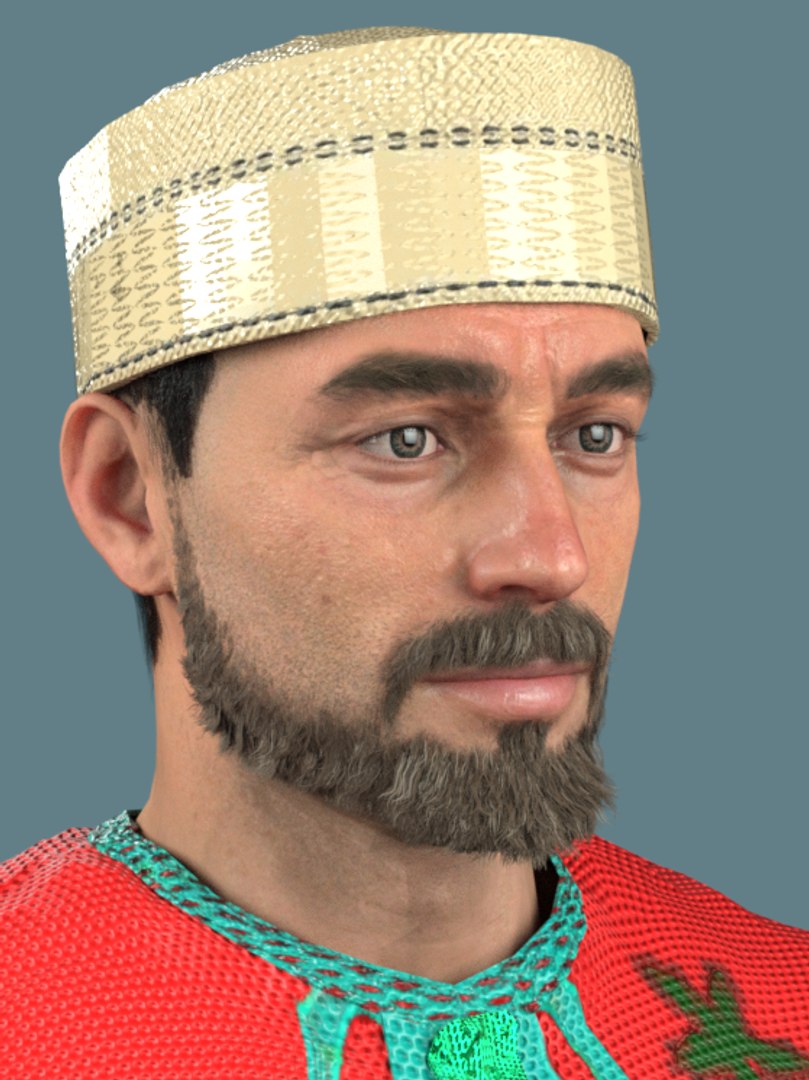 3D Realistic Rigged Muslim Fighter Man Character 3D Model - TurboSquid ...