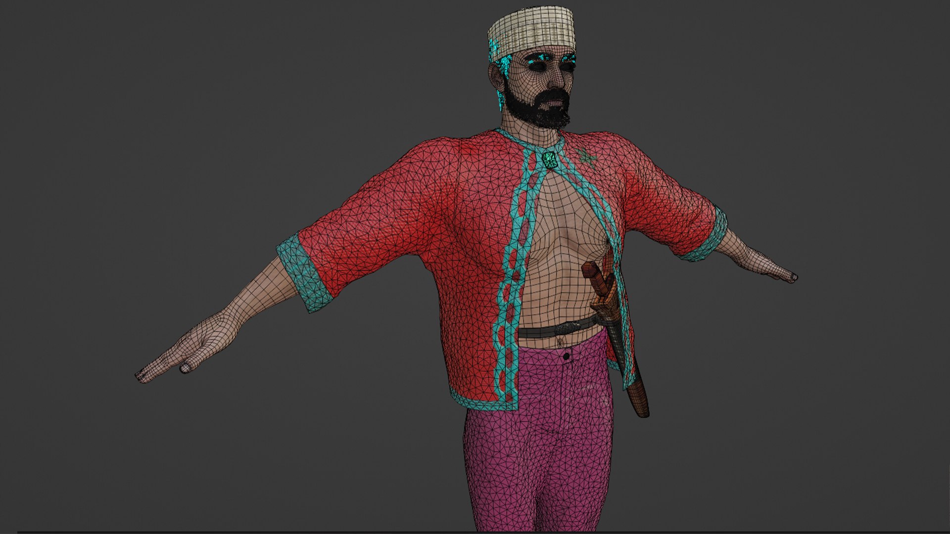3D Realistic Rigged Muslim Fighter Man Character 3D Model - TurboSquid ...