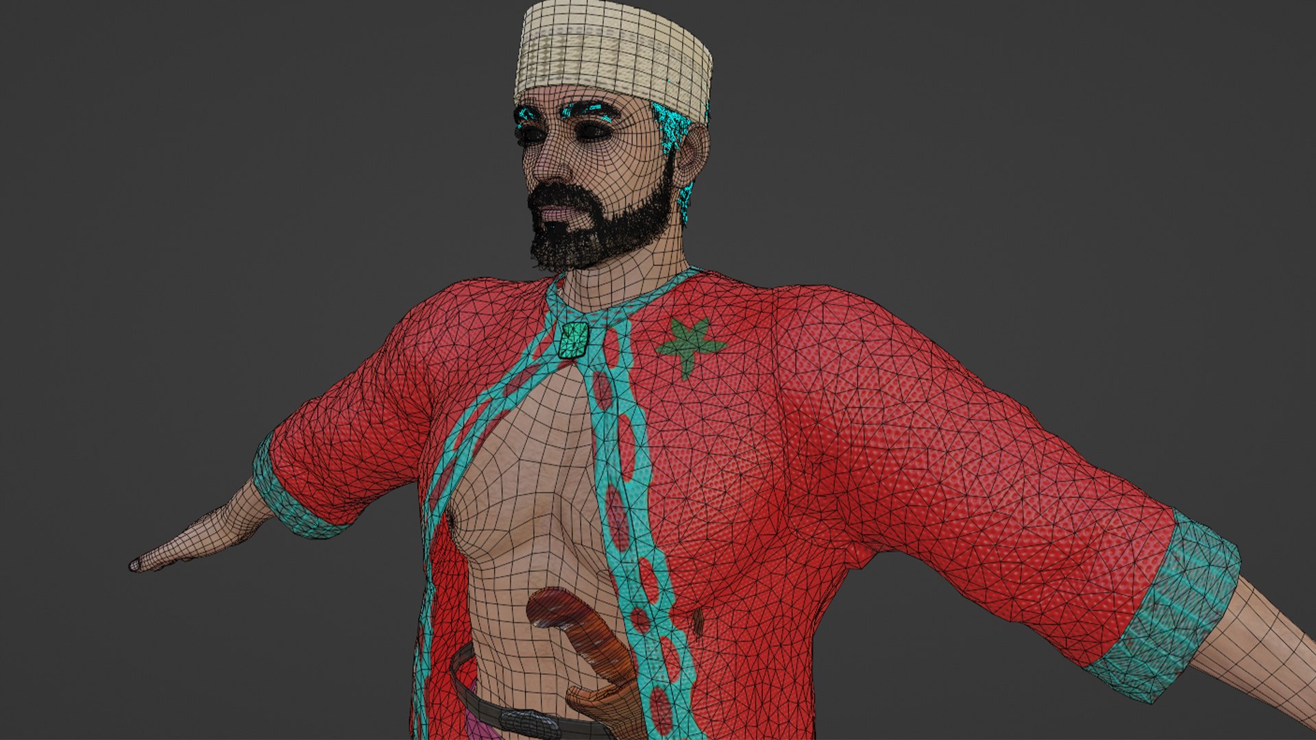 3D Realistic Rigged Muslim Fighter Man Character 3D Model - TurboSquid ...