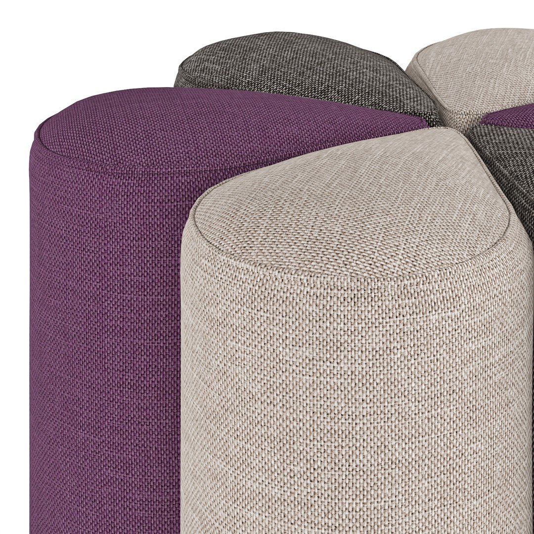 3D Pouffe Hanna model - TurboSquid 1868459