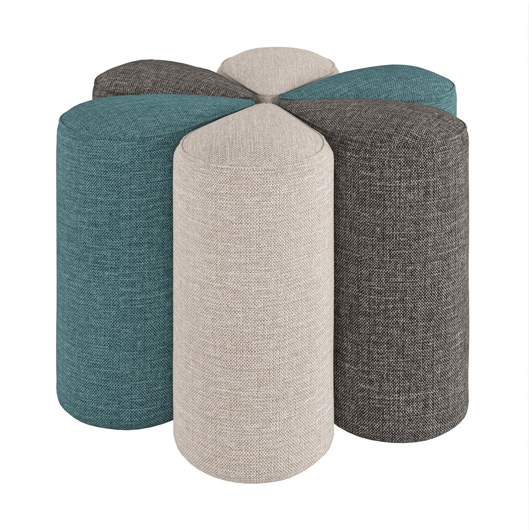 3D Pouffe Hanna model - TurboSquid 1868459