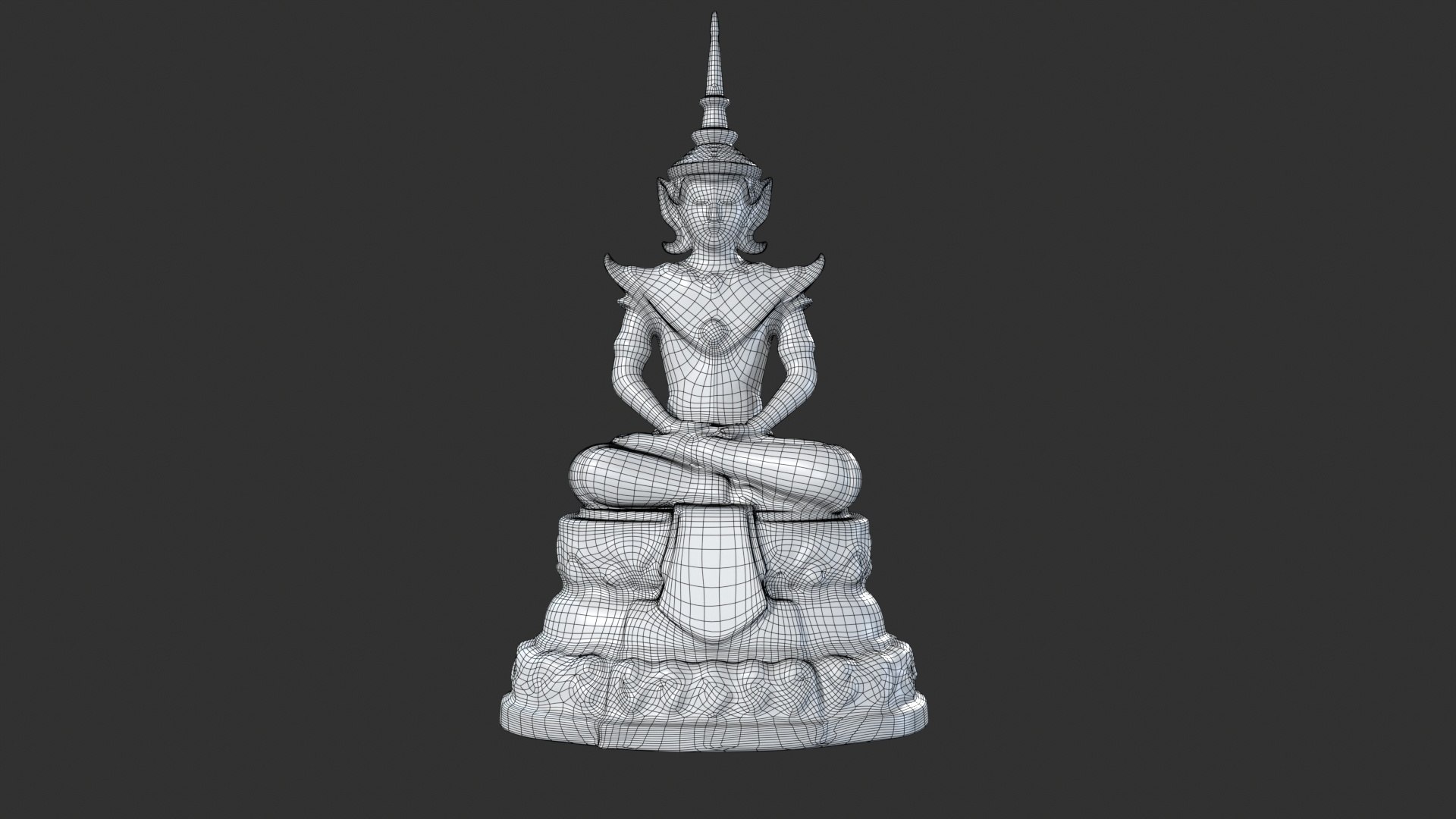 3D Thailand Painted Statues - TurboSquid 2276323