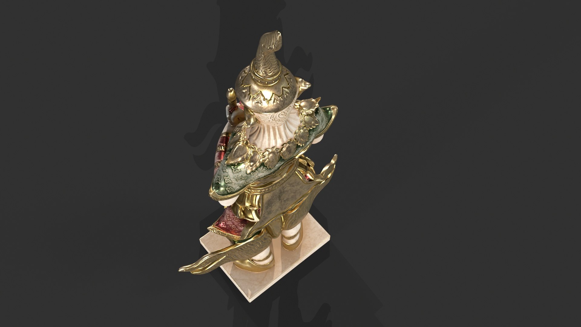 3D Thailand Painted Statues - TurboSquid 2276323