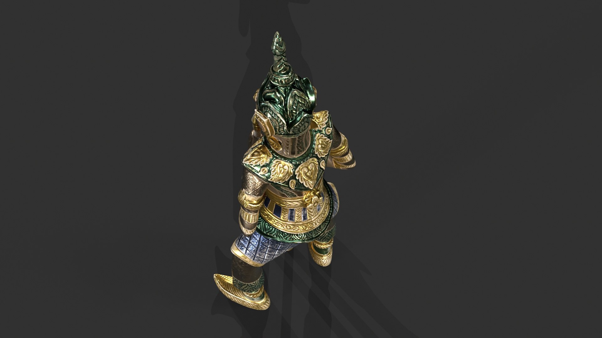 3D Thailand Painted Statues - TurboSquid 2276323