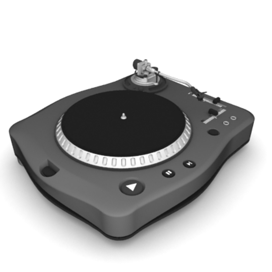Turntable 3d Model