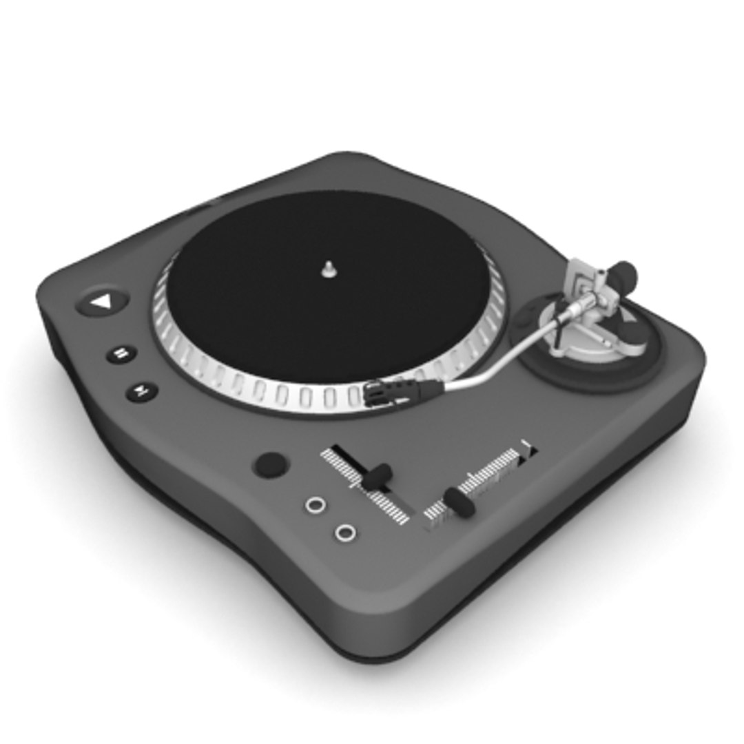 Turntable 3d Model