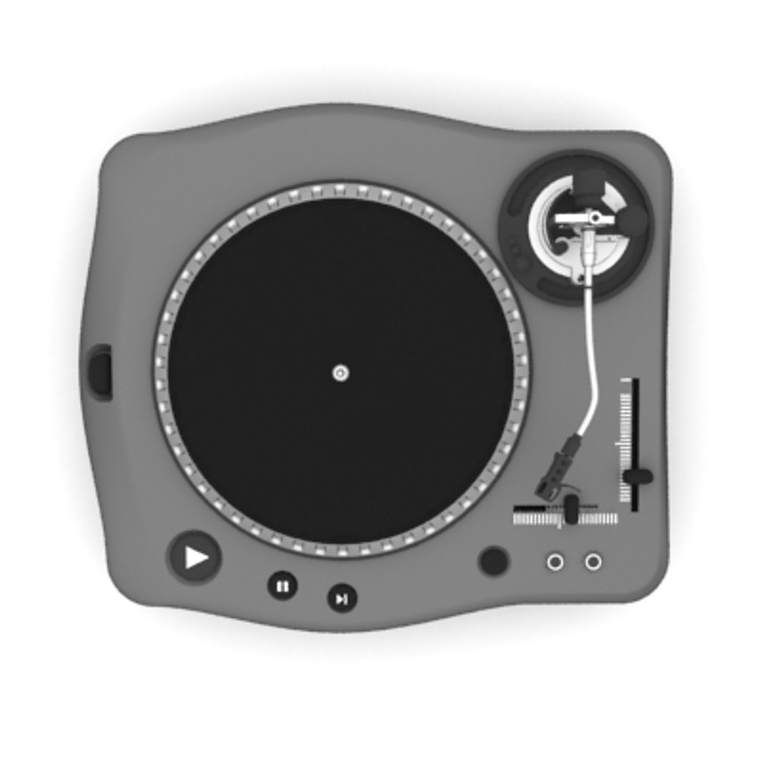 Turntable 3d Model