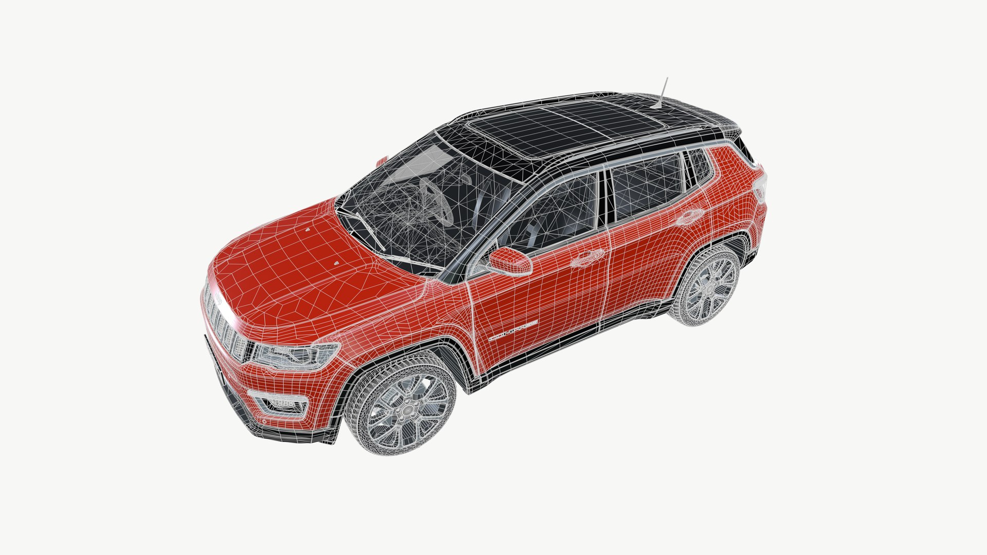 3D Model Jeep Compass - TurboSquid 2295919