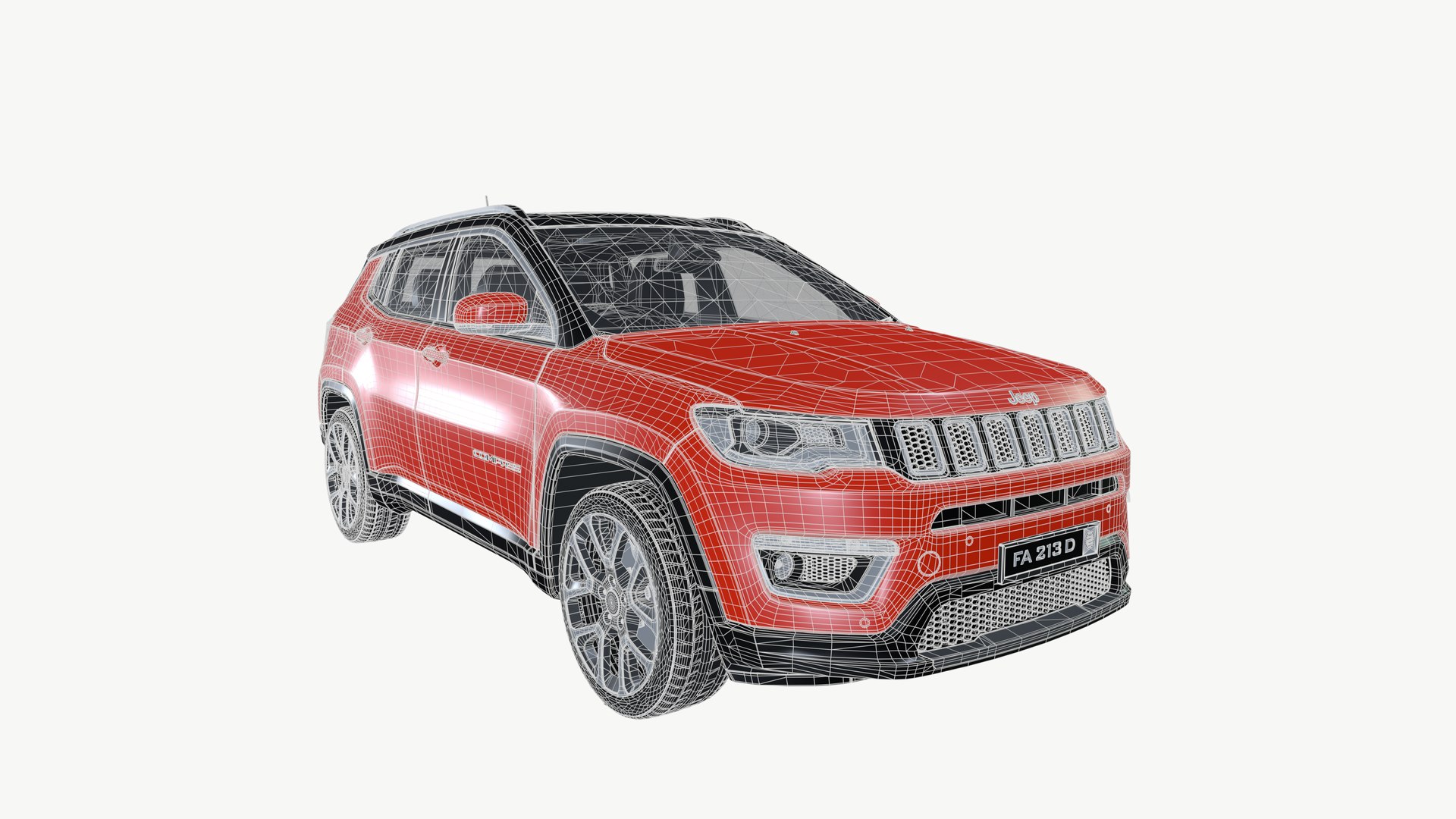 3D Model Jeep Compass - TurboSquid 2295919