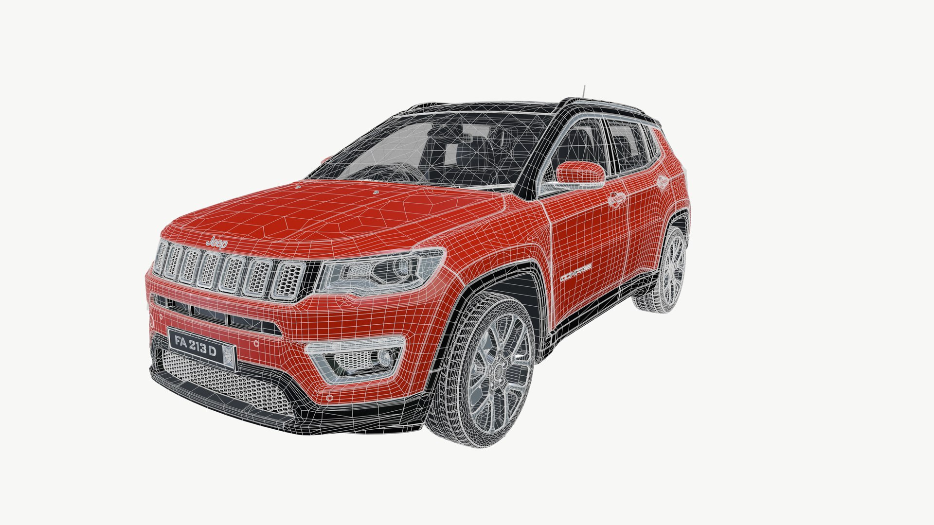 3D Model Jeep Compass - TurboSquid 2295919