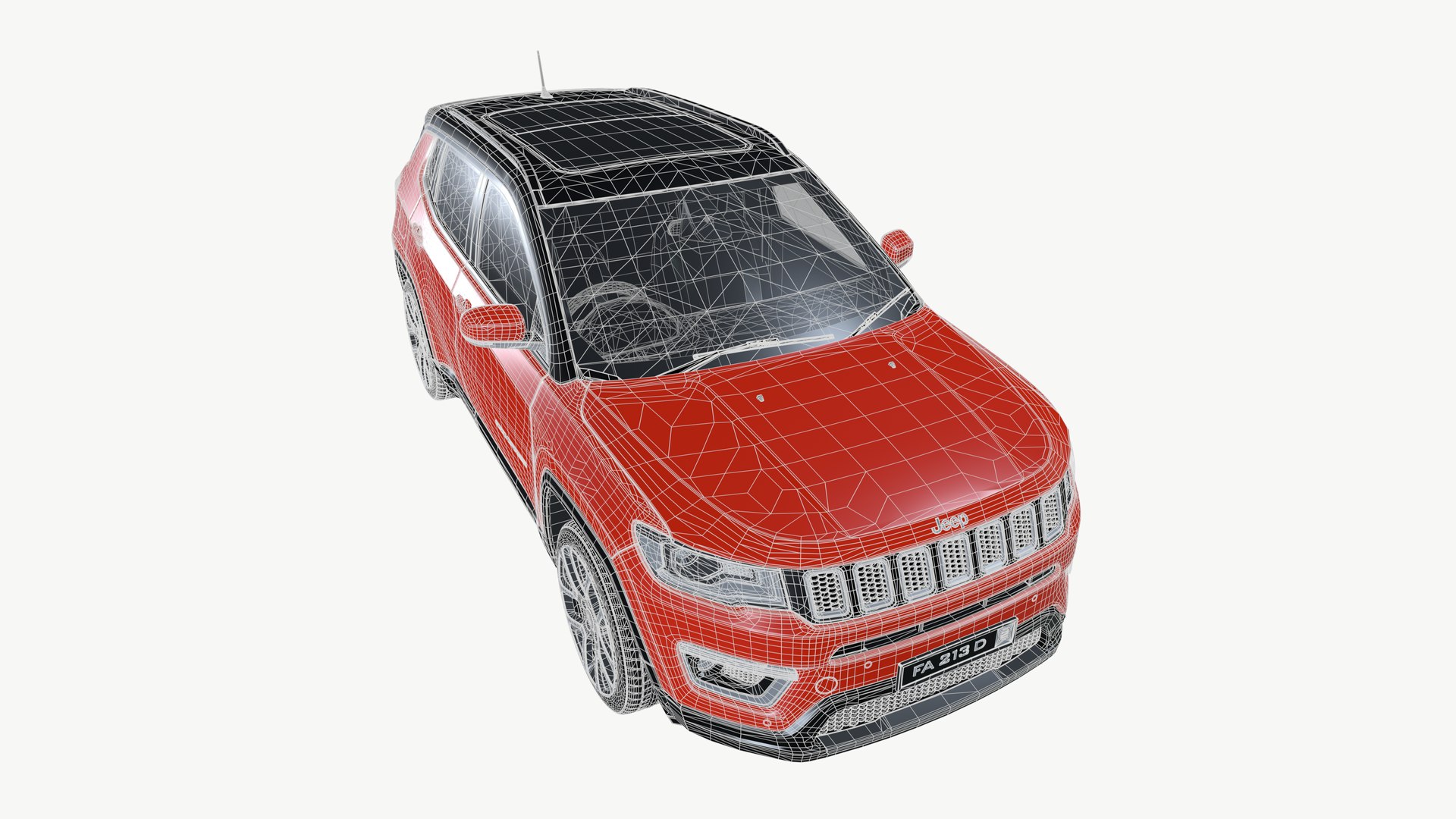 3D Model Jeep Compass - TurboSquid 2295919