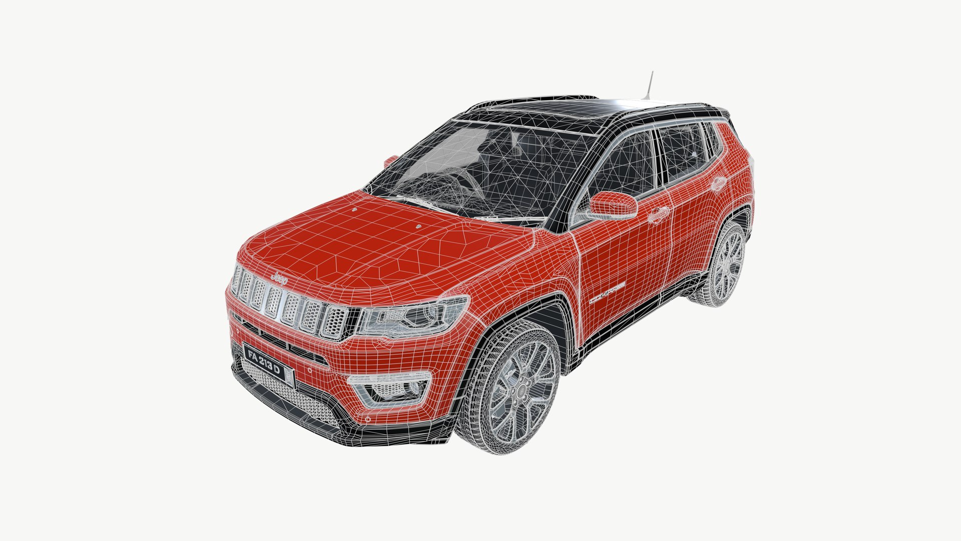 3D Model Jeep Compass - TurboSquid 2295919