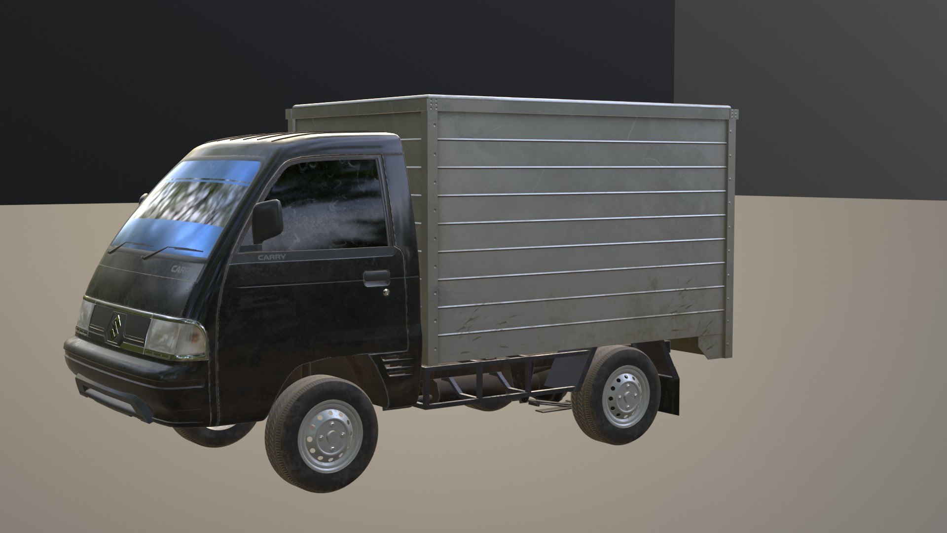 3D Suzuki Carry Box - TurboSquid 1965285