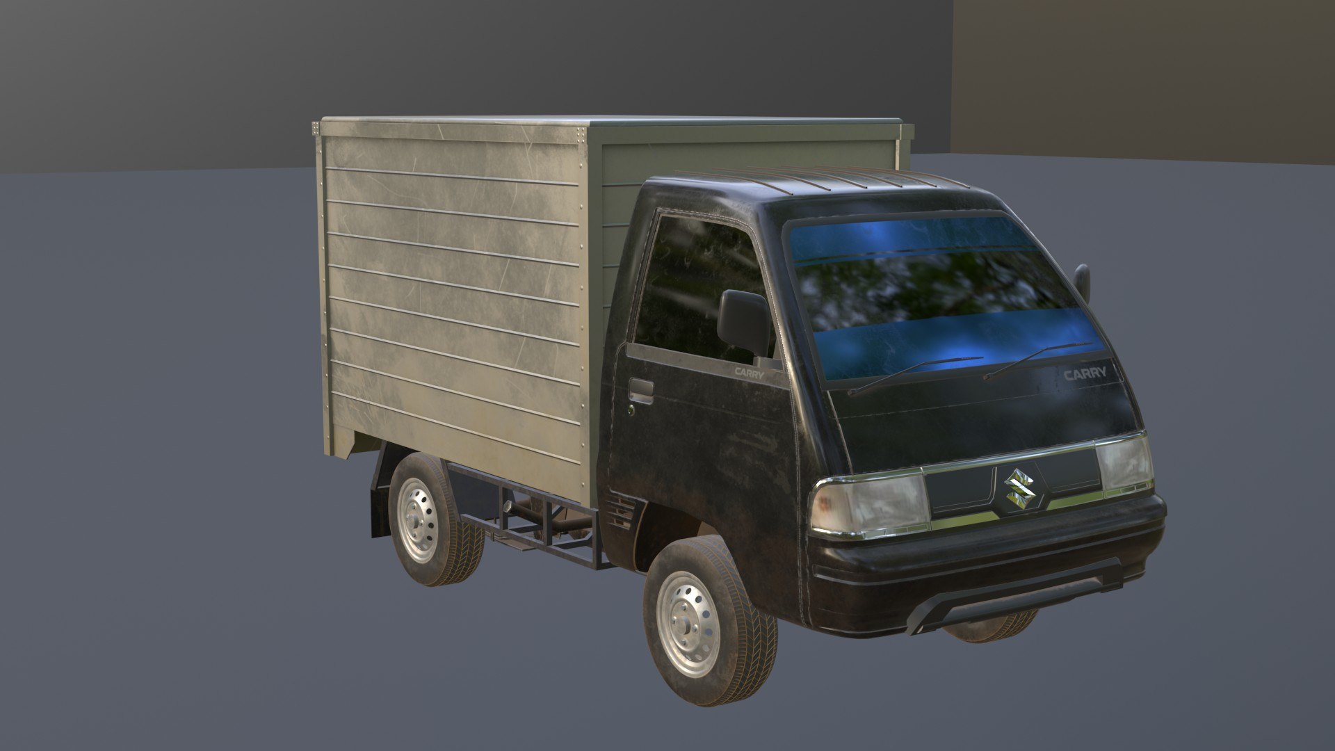3D Suzuki Carry Box - TurboSquid 1965285