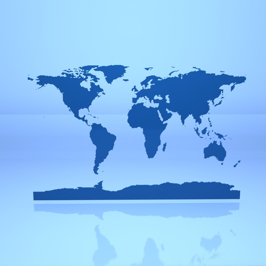 World Maps 3d Max