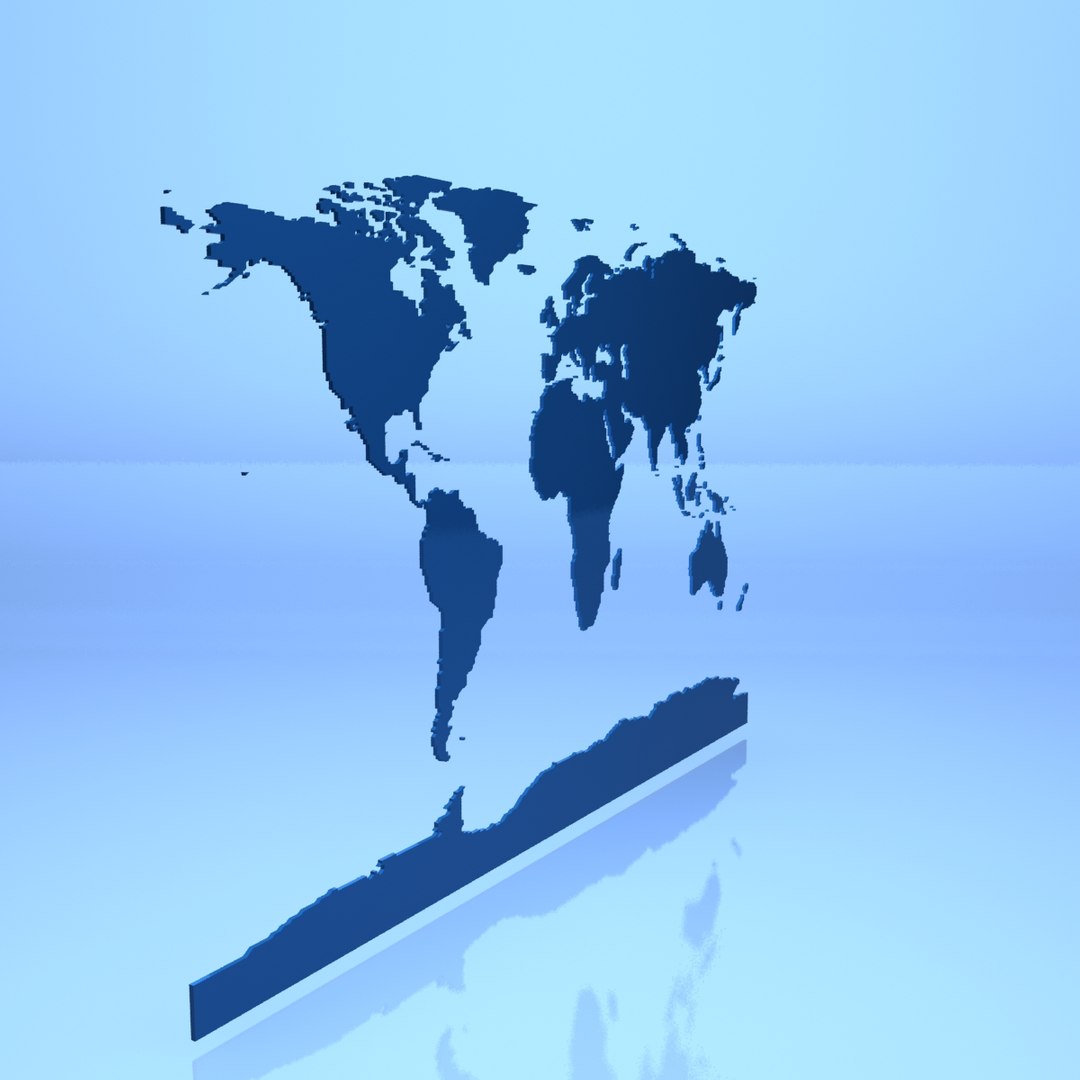 World Maps 3d Max