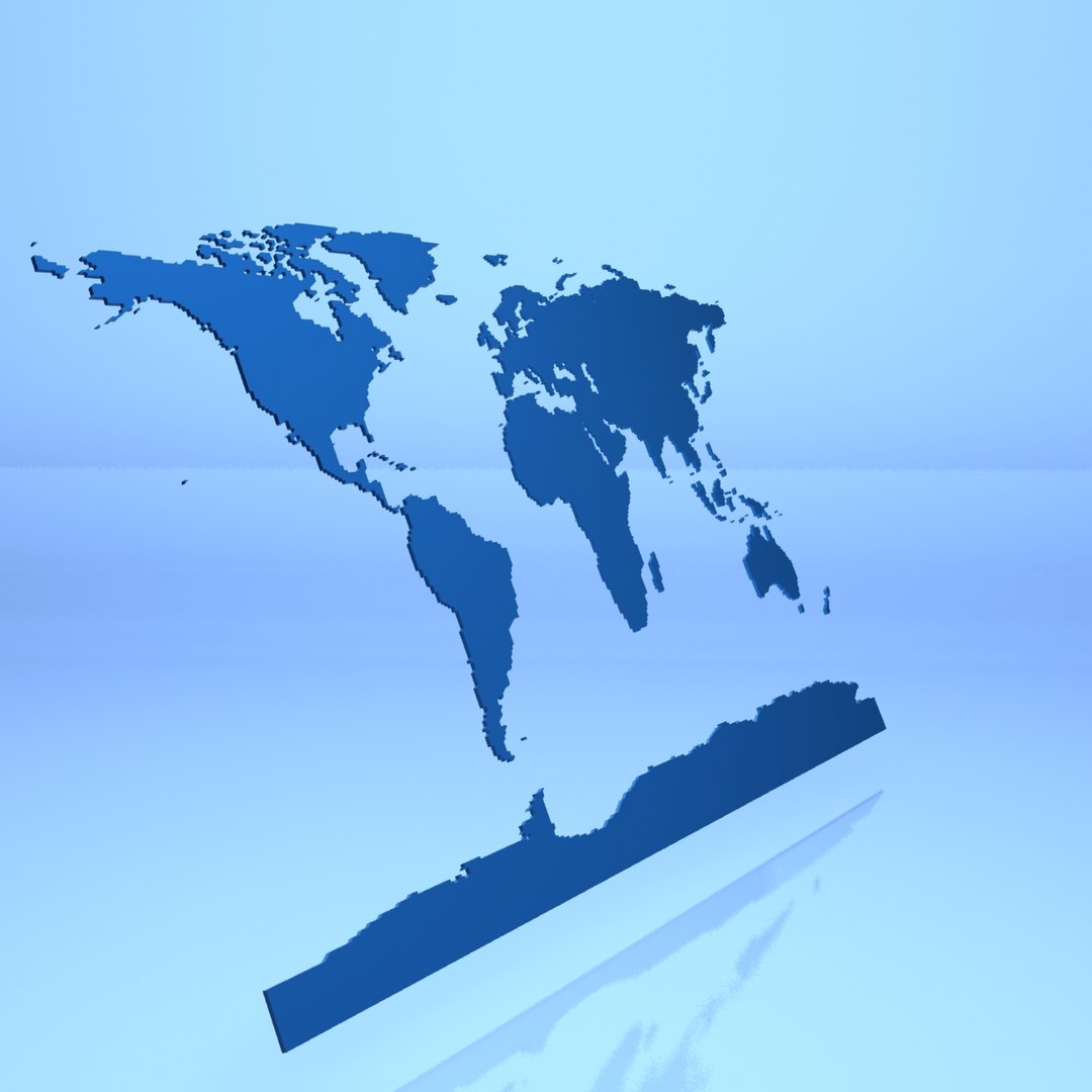 World Maps 3d Max