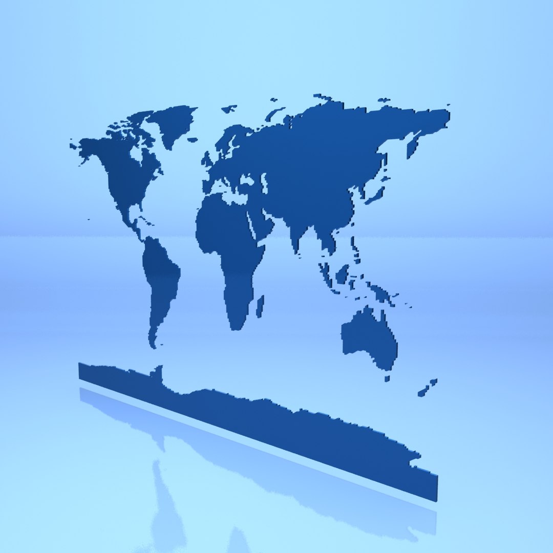 World Maps 3d Max