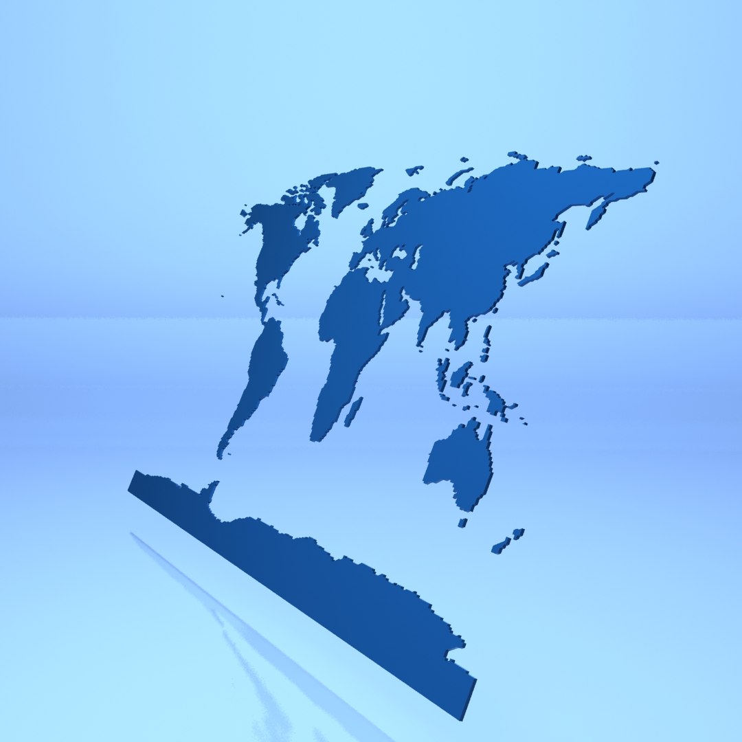 World Maps 3d Max