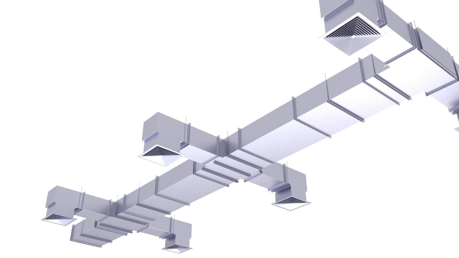 Ventilation Duct 40 3D Model - TurboSquid 2098087