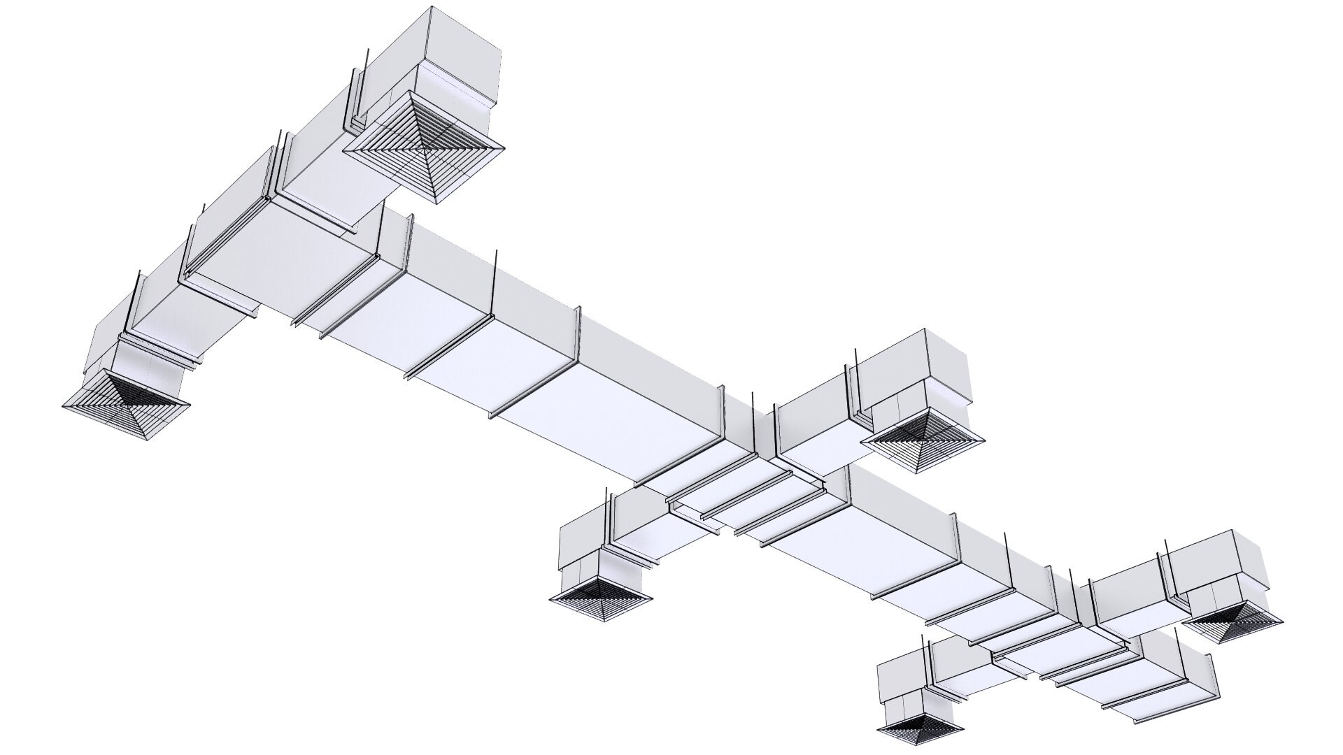 Ventilation Duct 40 3D Model - TurboSquid 2098087