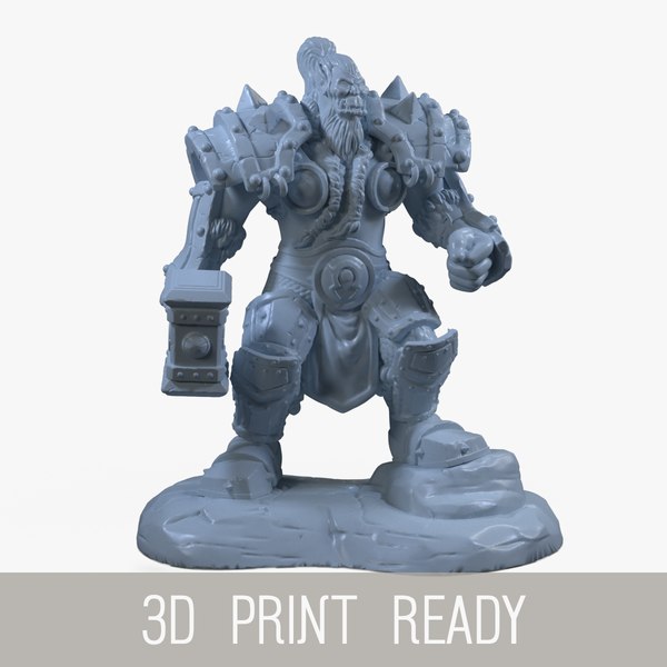 Thrall World of Warcraft 3D print model 3D 모델 - TurboSquid 2015800