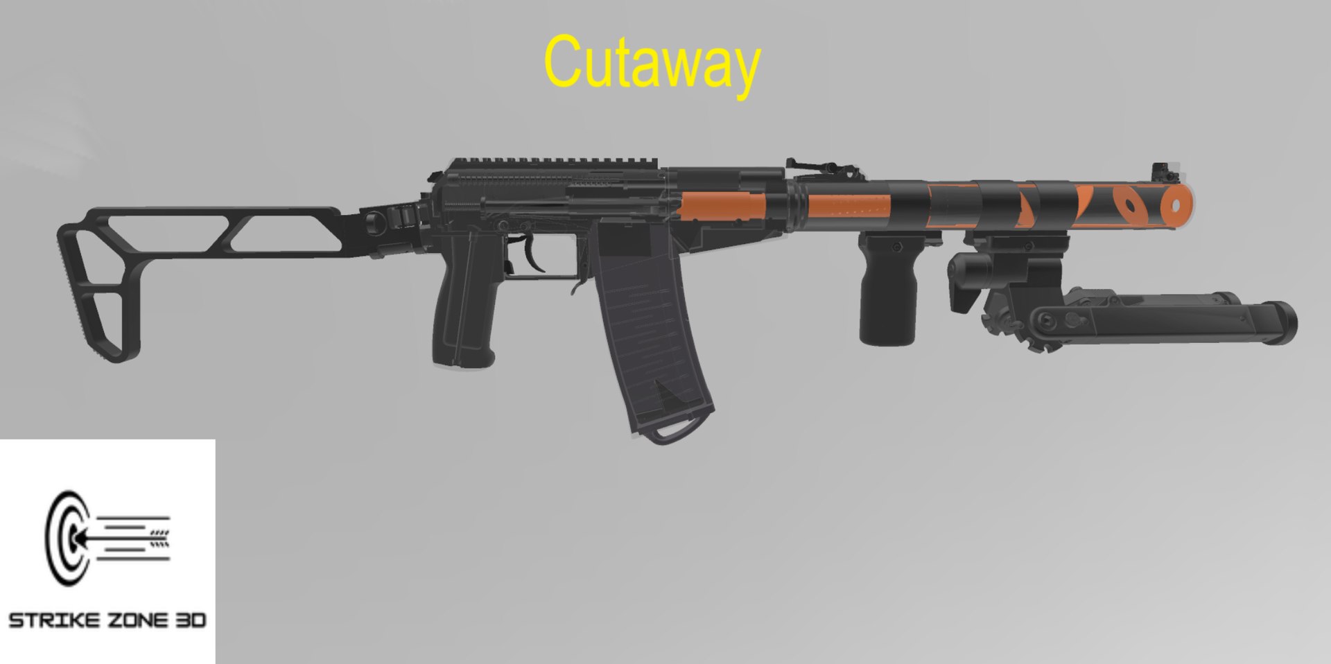 AS VAL 3D Print Toy Gun 3D - TurboSquid 2315962