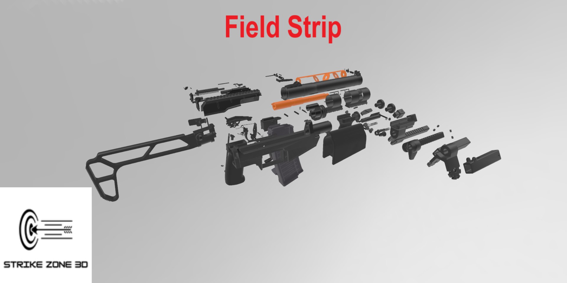 AS VAL 3D Print Toy Gun 3D - TurboSquid 2315962
