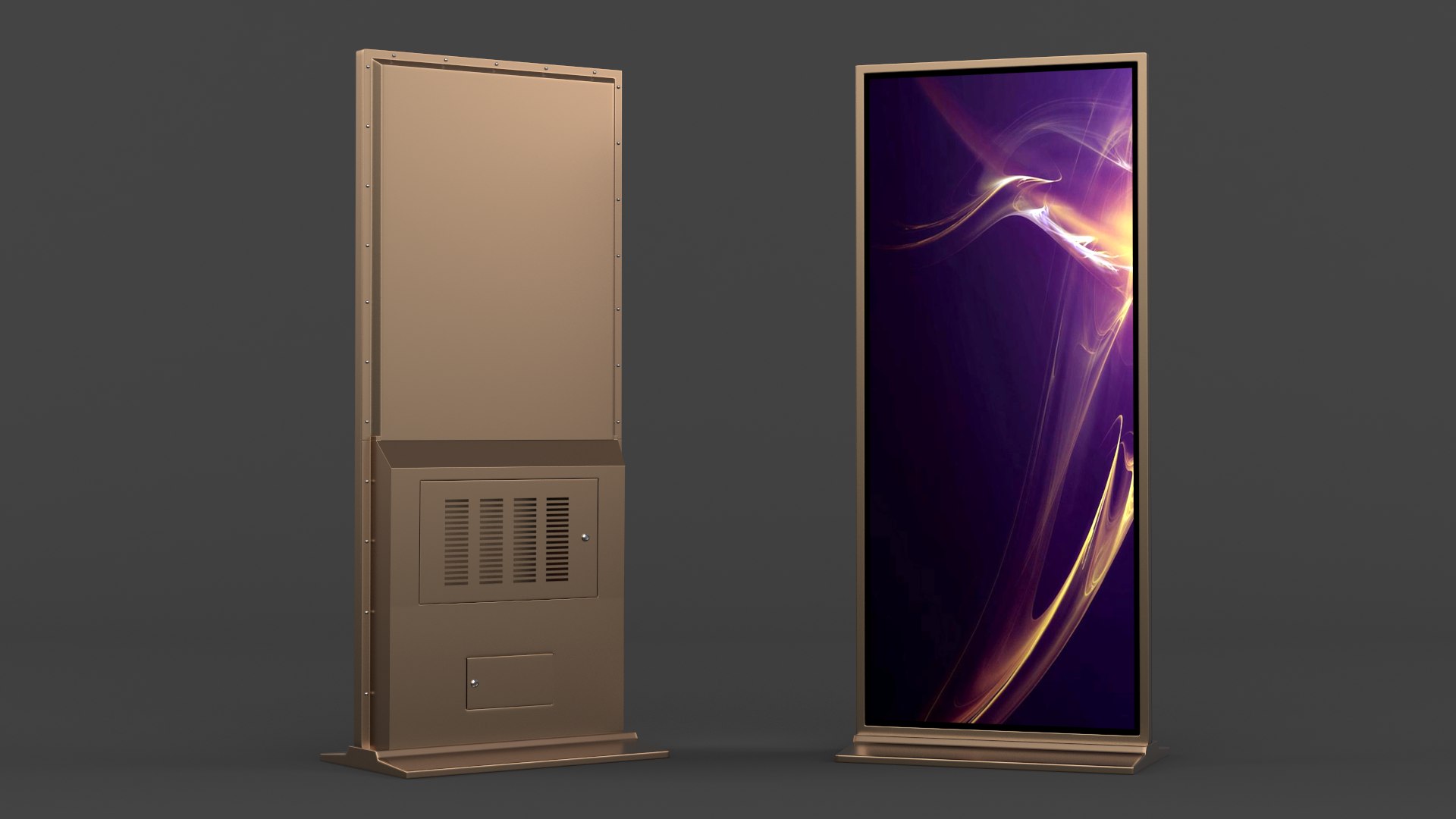 3D Electronic Kiosk - TurboSquid 2344443