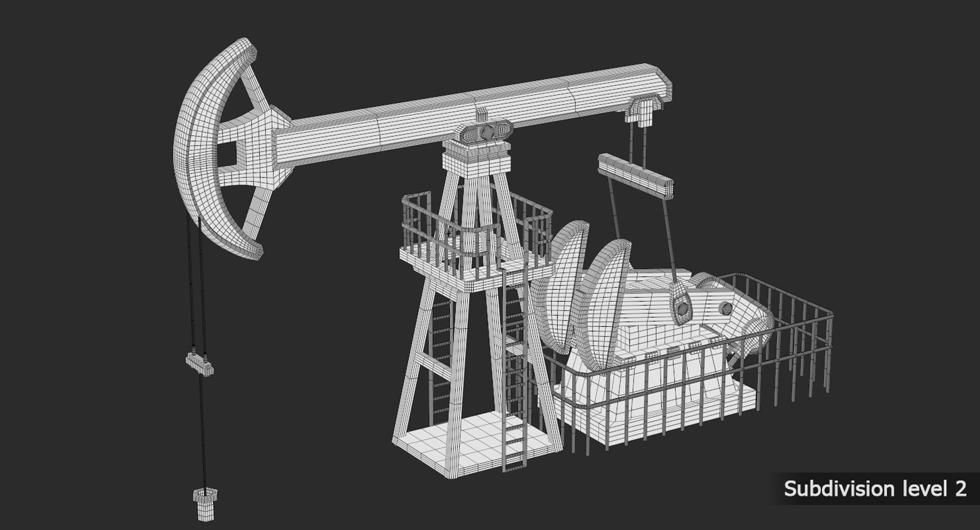 Jack Pump Oil 3d Model
