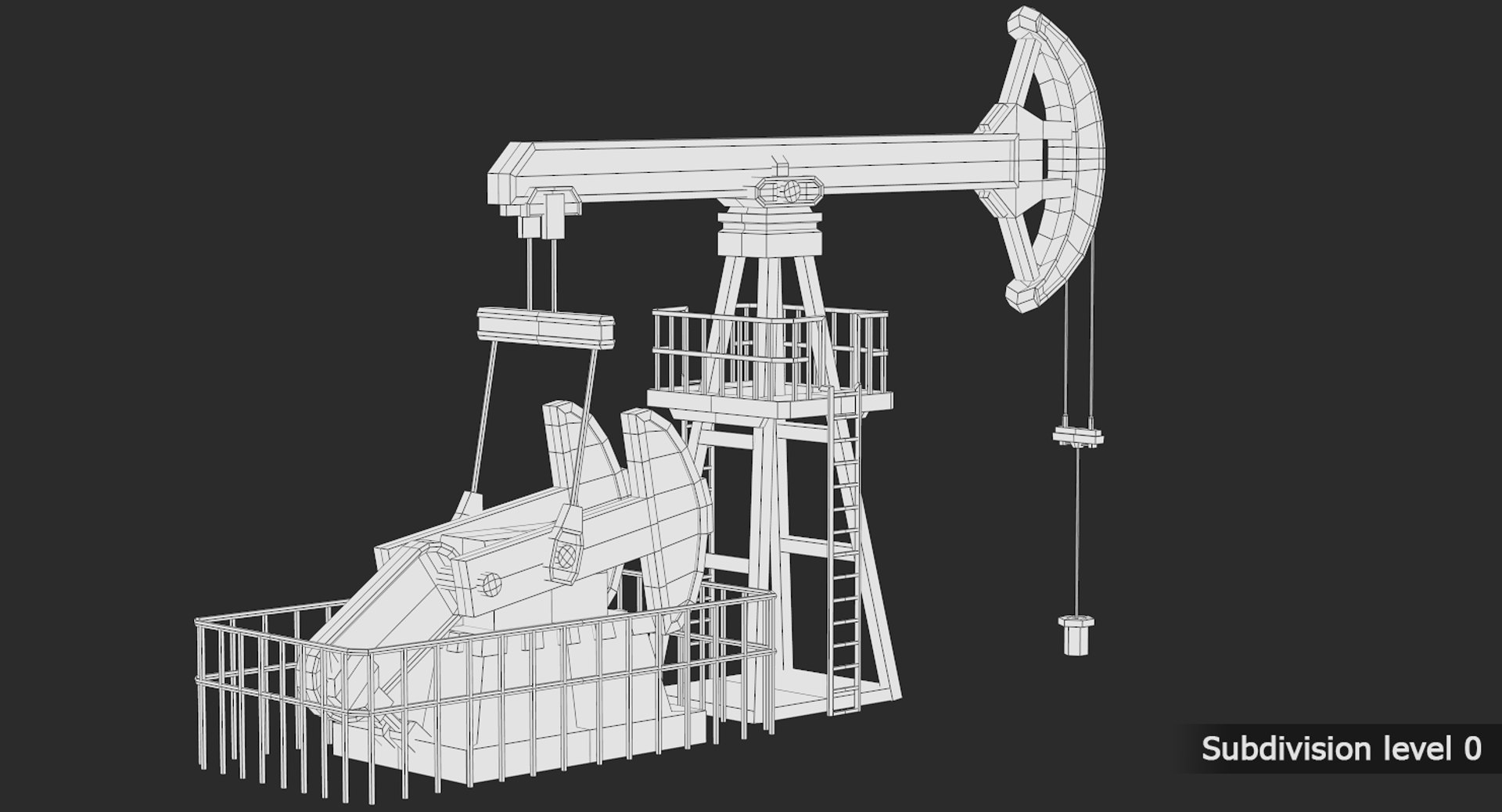 Jack Pump Oil 3d Model