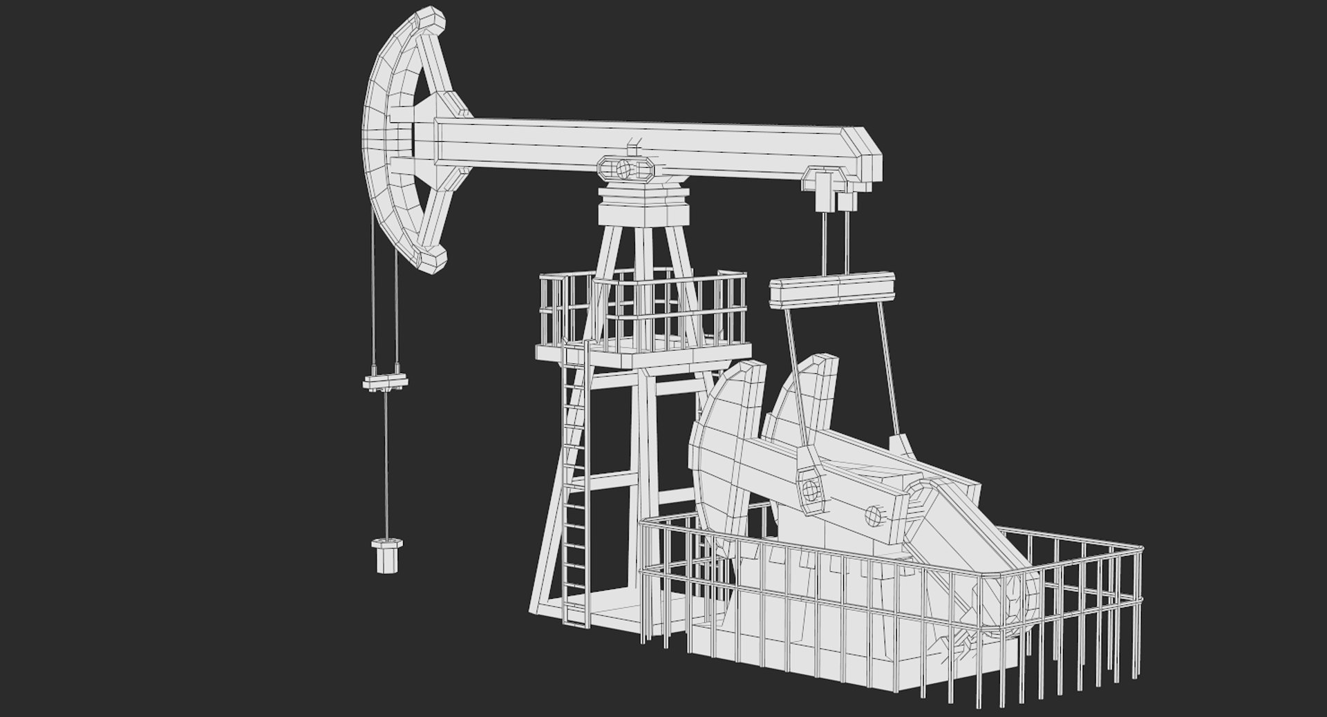 Jack Pump Oil 3d Model