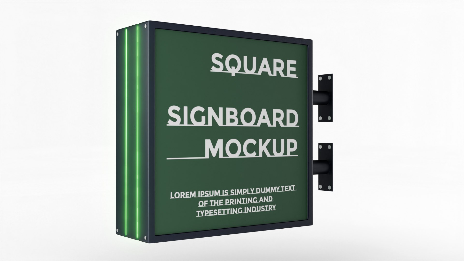 3D Model Square Signboard - 600mm - TurboSquid 1906789