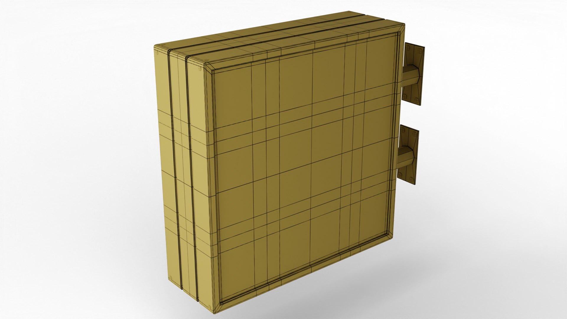 3D Model Square Signboard - 600mm - TurboSquid 1906789