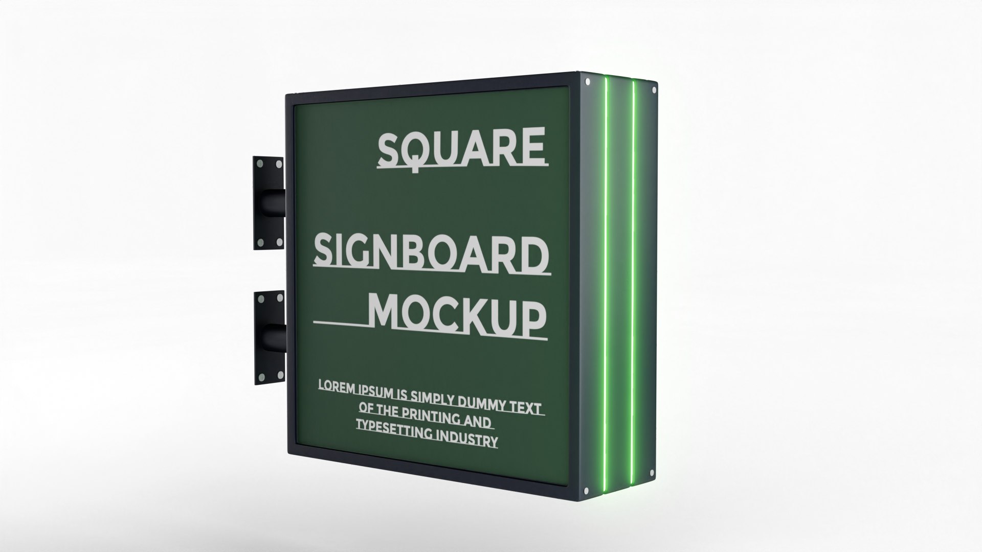 3D model Square Signboard - 600mm - TurboSquid 1906789