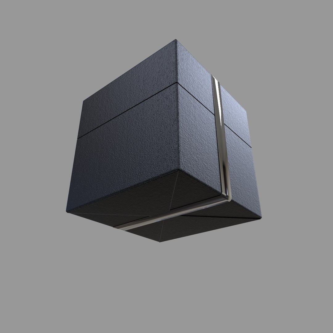 3d gift box model