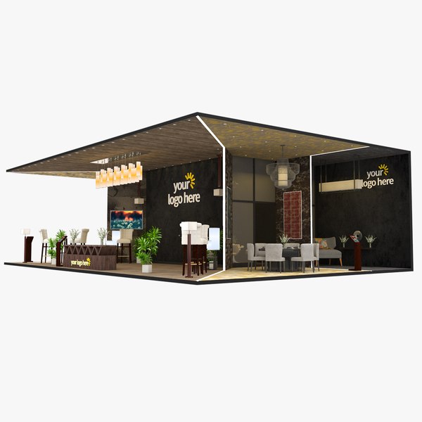 3D Circle Stall model - TurboSquid 1916176