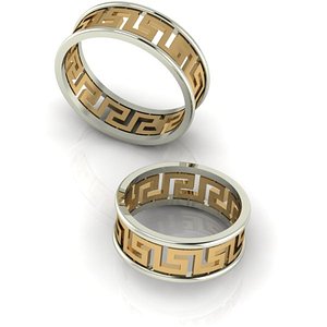 3D Chopard wedding bands2 - TurboSquid 1902948