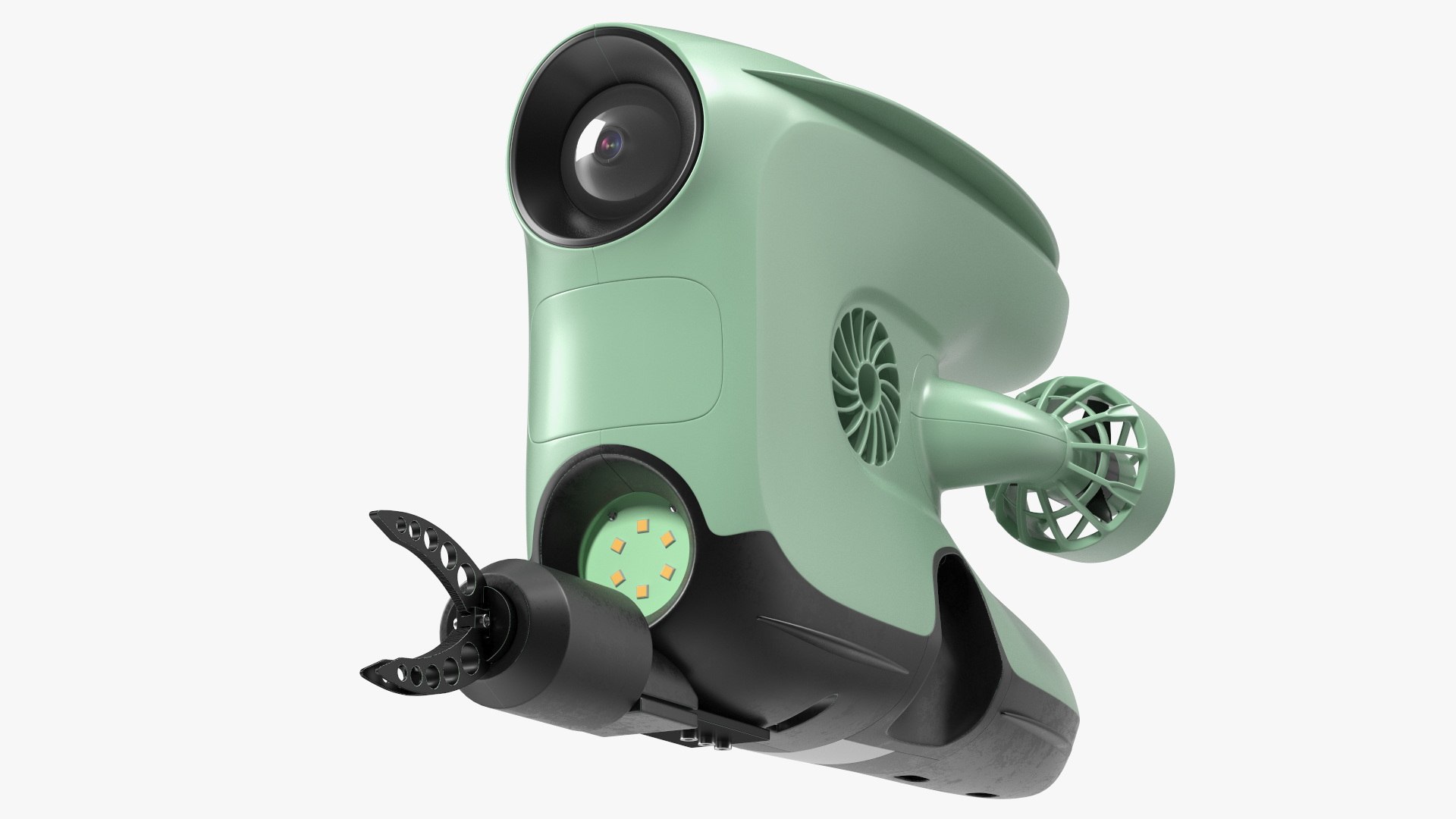 3D Underwater ROV with Gripper Hand Rigged - TurboSquid 2062269