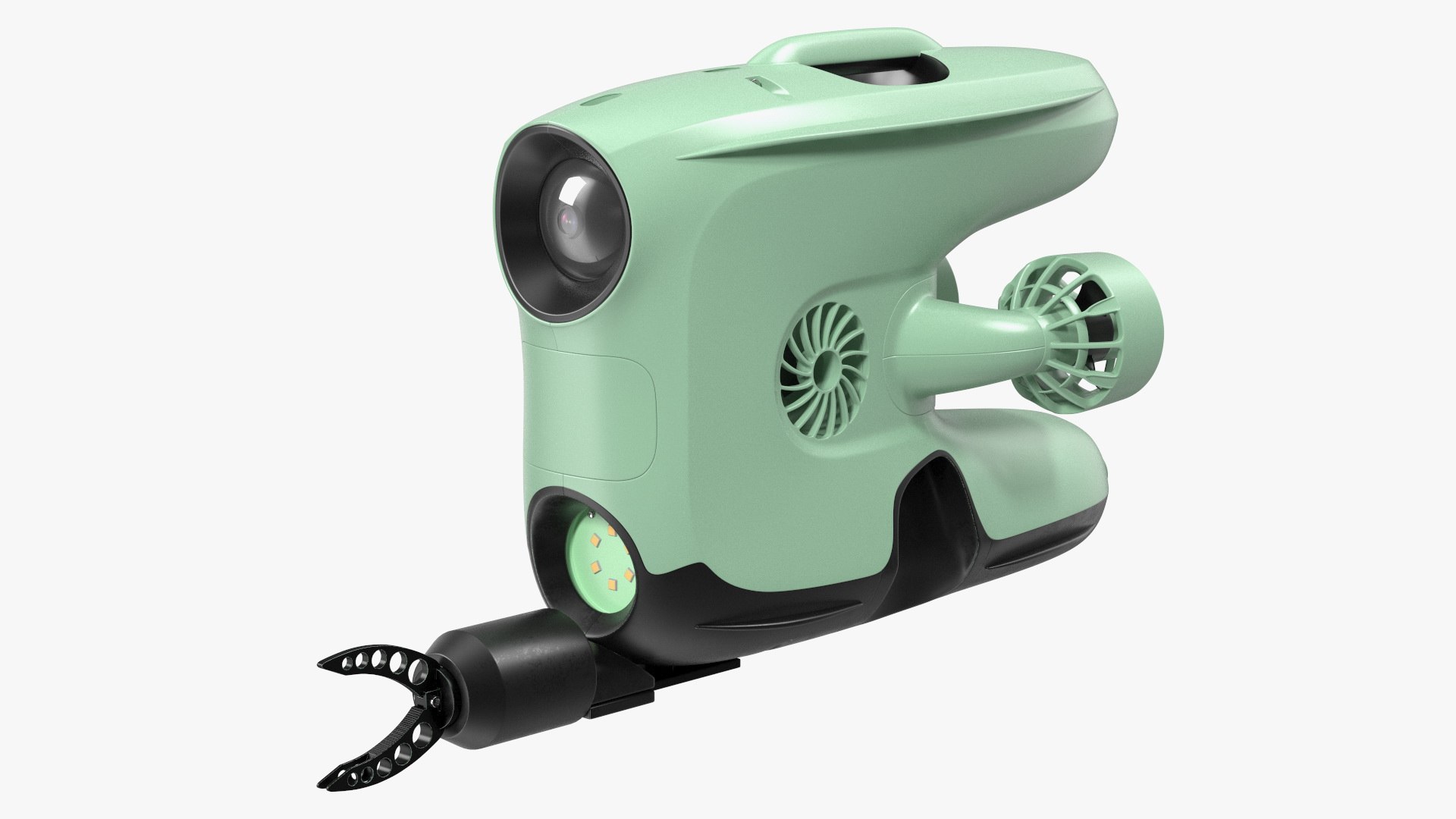 3D Underwater ROV with Gripper Hand Rigged - TurboSquid 2062269