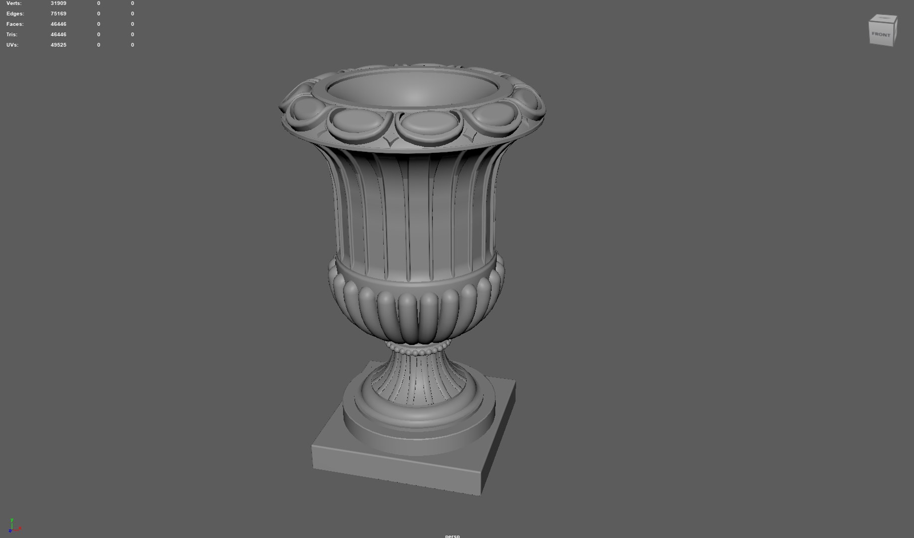 Elegant Classical Urn 3D Model For Decoration And 3D Printing 3D Model ...