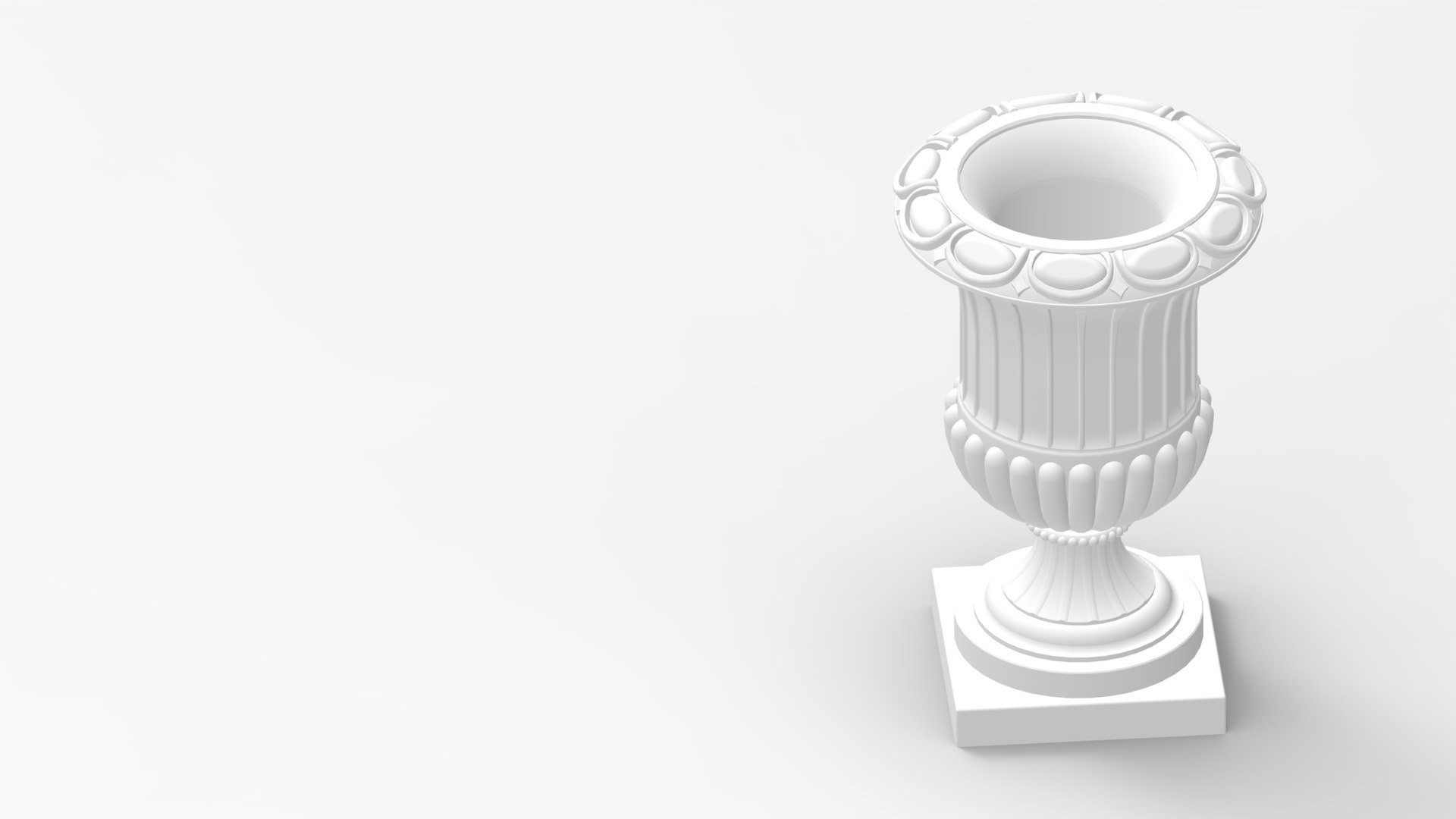 Elegant Classical Urn 3D Model For Decoration And 3D Printing 3D Model ...
