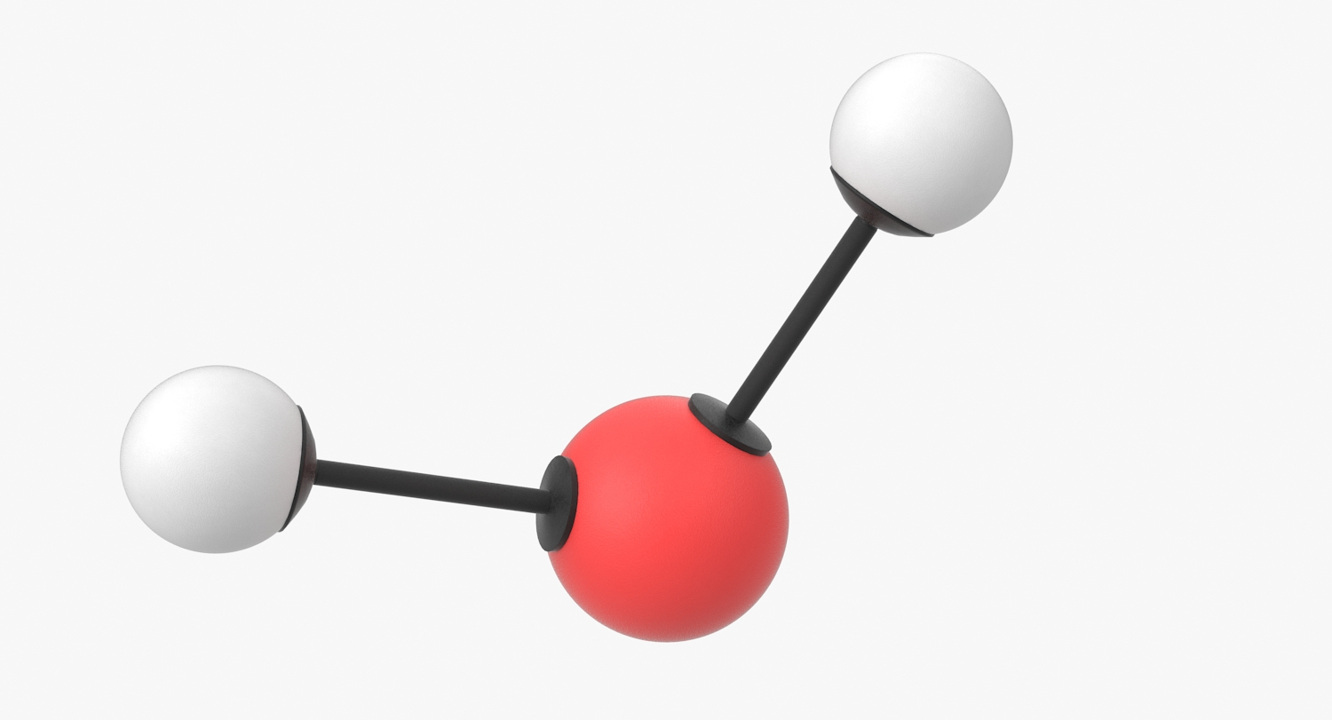 3D water molecule - TurboSquid 1417767