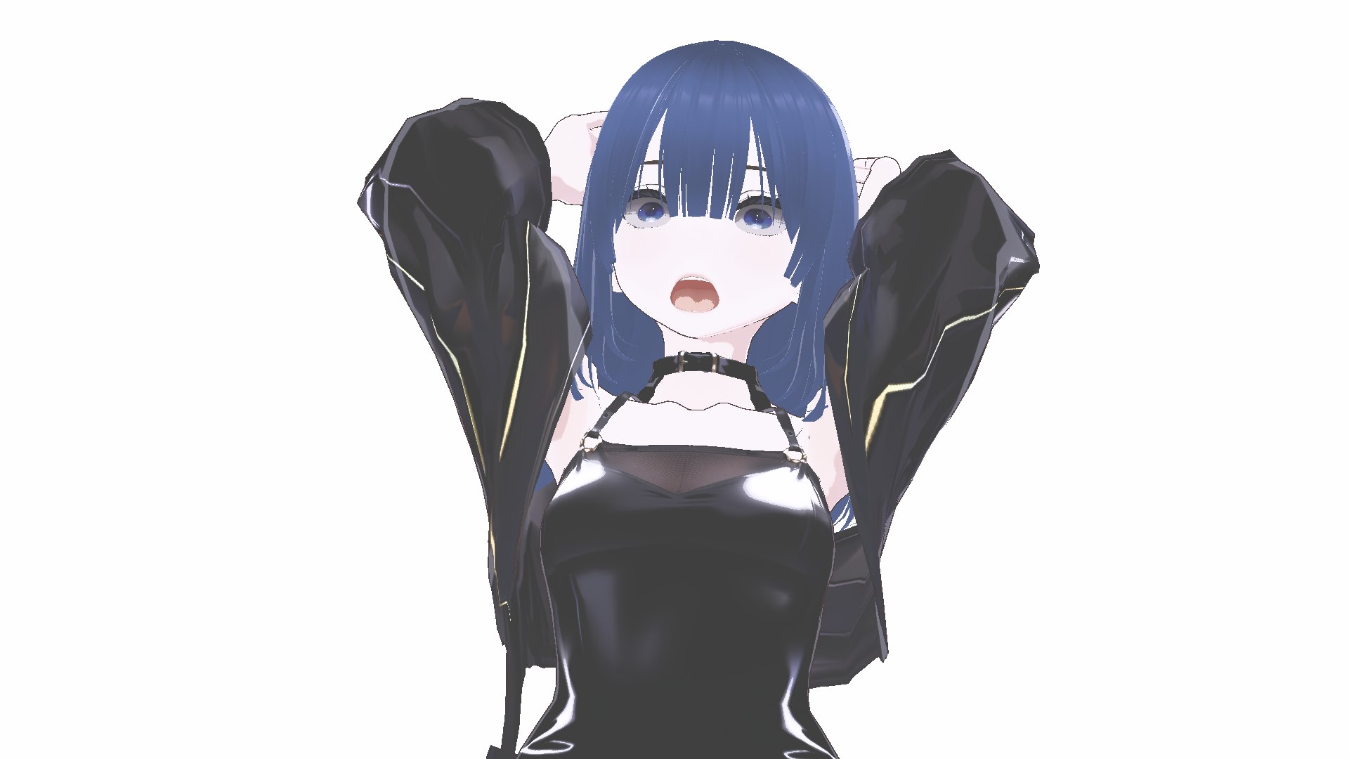 Blue Hair Baddie Fully Rigged 3D Model 3D - TurboSquid 2400338