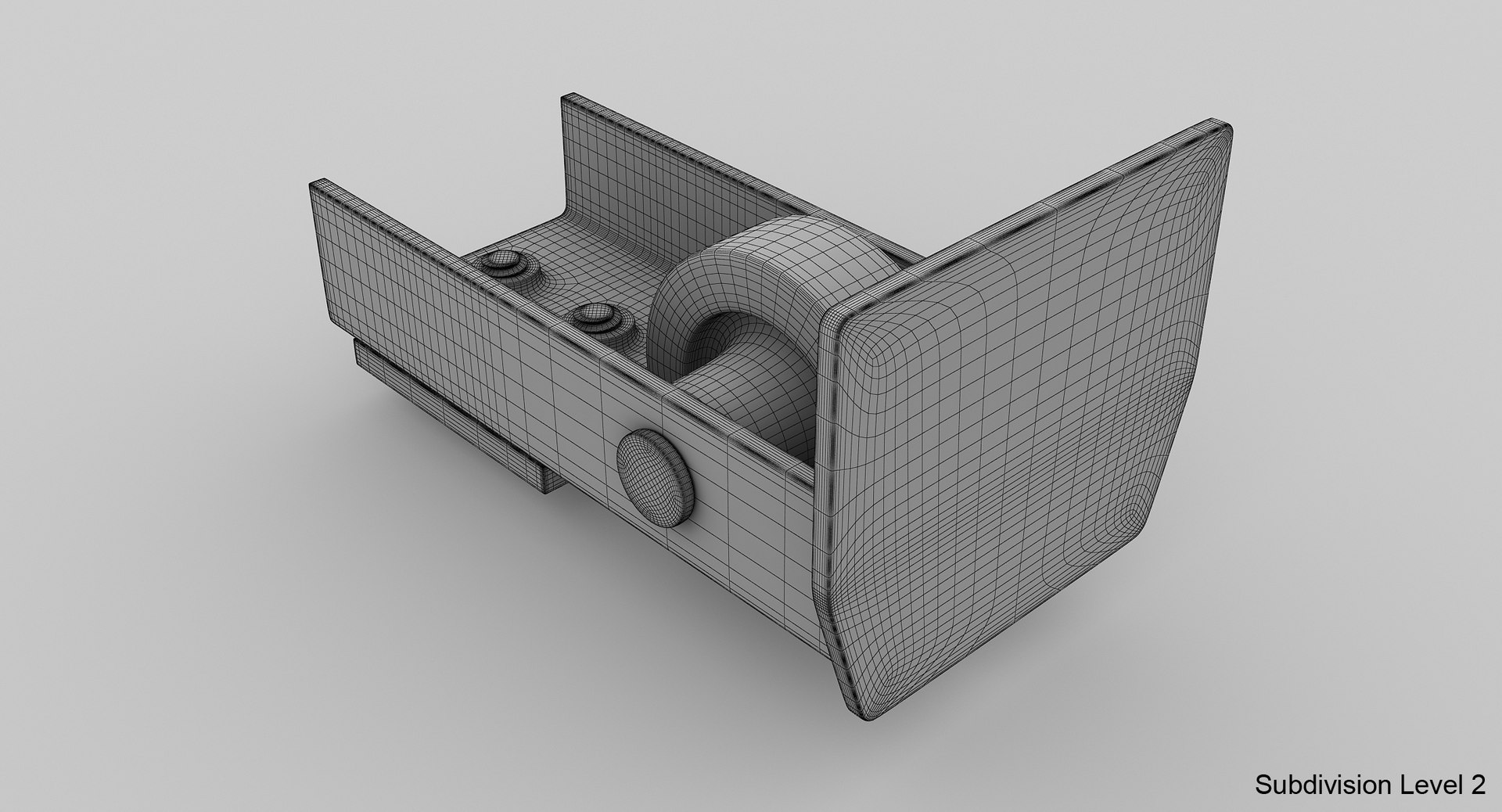 3d Automatic Gates Roller Model